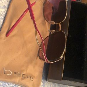 bebe | Accessories | Bebe Hot Pink Sunglasses | Poshmark